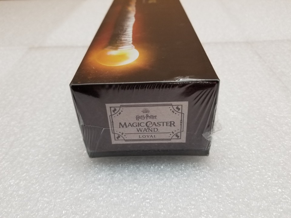 BRAND NEW RARE Harry Potter Magic Caster Wand Loyal New in Sealed ...
