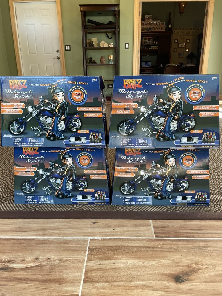Vintage MGA Bratz Boyz Cade Motorcycle Style 2003 New Sealed Unopened ...