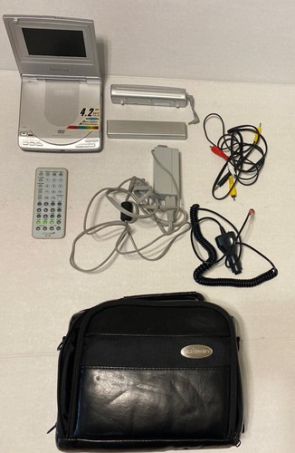 Initial IDM-9520 Portable DVD Player (4.2") *tested and works ...
