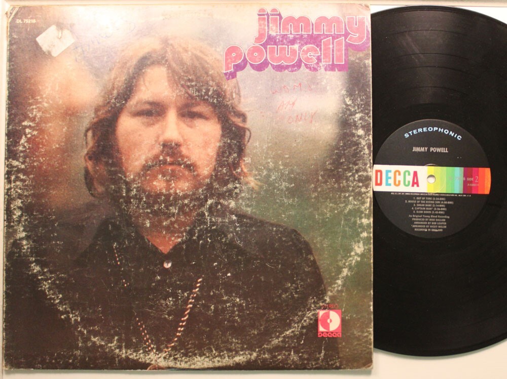 Jimmy Powell Lp Self Titled (1970) On Decca - Vg+ To Vg++ / Vg (Sample ...