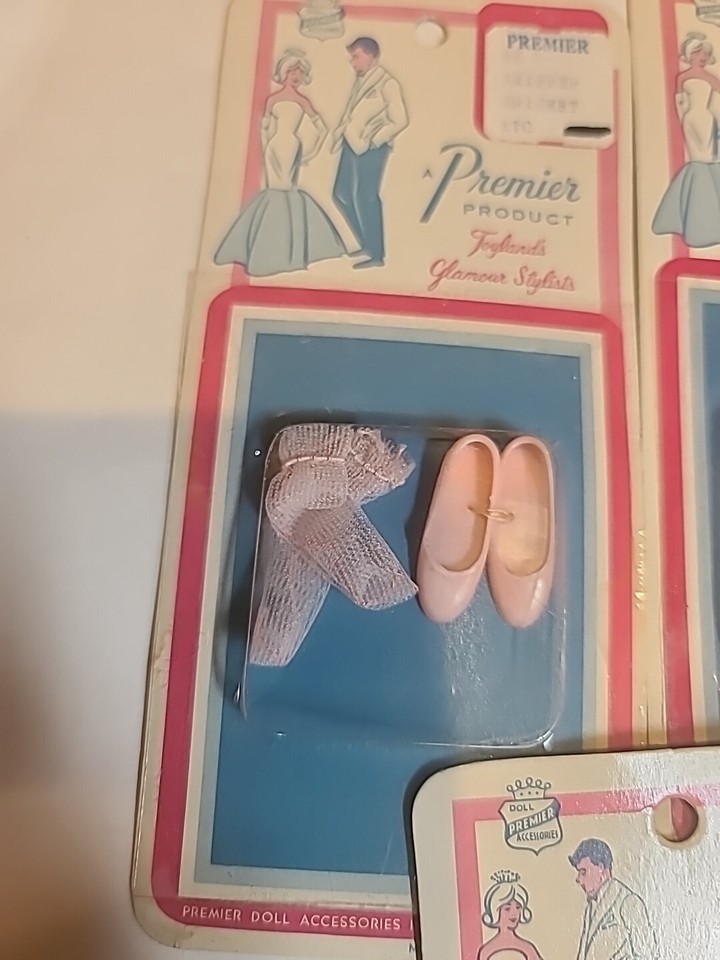 3 PAKS VINTAGE PREMIER DOLL 1960's Skipper Cricket NRFP Shoes And Socks ...