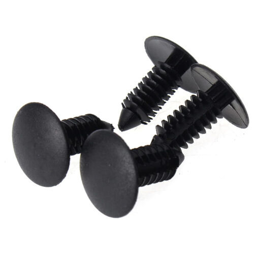 100PC Clips for 8mm Hole Plastic Rivets Retainer Fender Bumper Push Pin ...