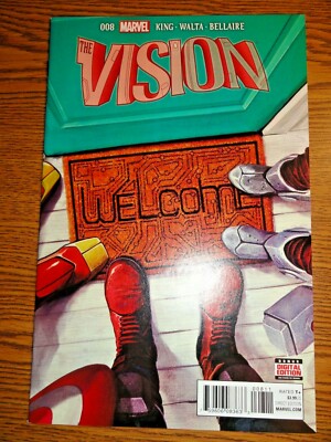 Vision #8 King Clé Viv Vin Virginia Sparky 1st Pr Avengers Wanda Marvel ...