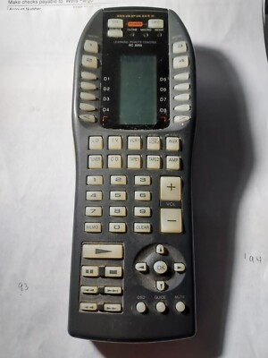 MARANTZ RC2000 Remote Control Universal Audio Learning Programmable+ MANUAL | eBay