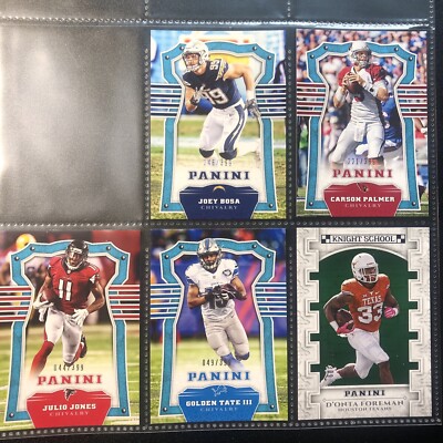 (Lot of 5) /399 NFL 2017 Panini Knight Trading Cards Chivalry | eBay