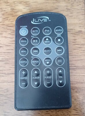 Genuine iLive Remote Control IB319 Tested, Works | eBay