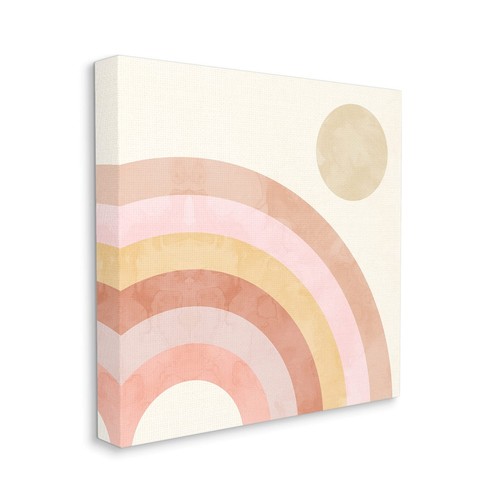 Pink Desert Rainbow Rising Sun Geometric Arches, Designed by Daphne ...