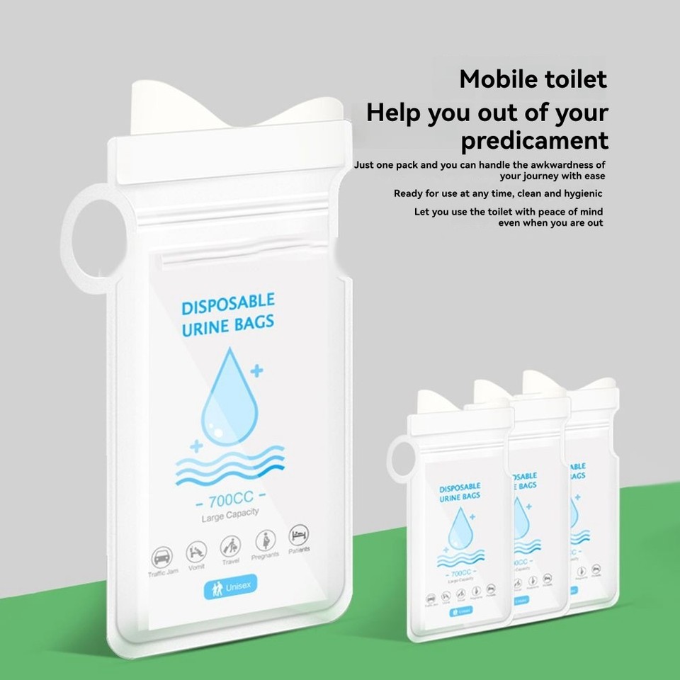 Disposable Urine Bag 700cc Outdoor Car Urine Bag Emergency Vomit Bags ...