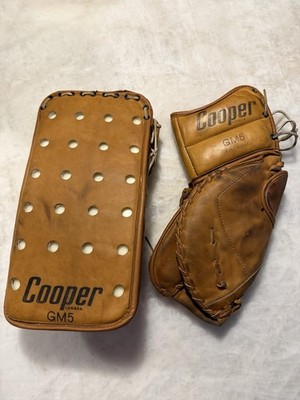 Vintage Cooper Hockey Goalie Blocker And Trapper GM5 Full Right Made In ...