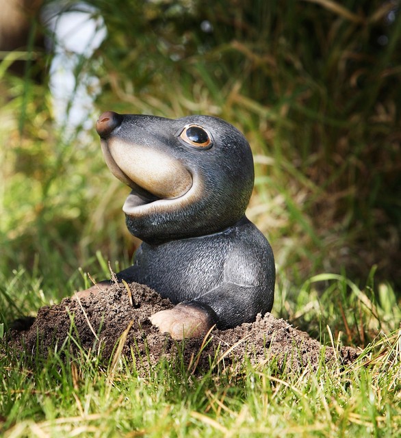 Mole Wind in the Willows Garden Riverbank Statue Ornament Resin Bronze ...