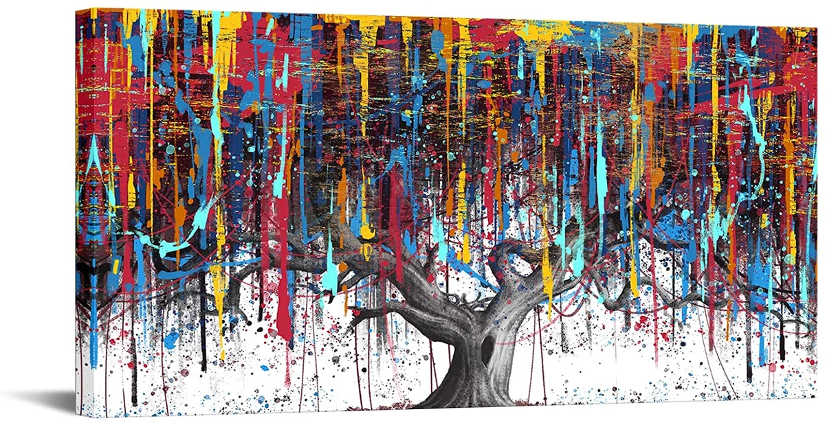 Abstract Tree Branch Art