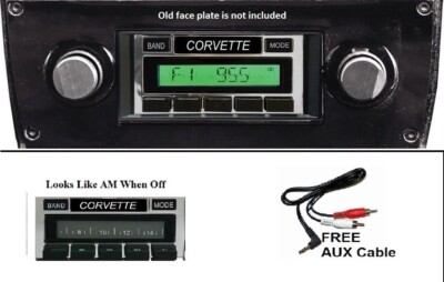 1977-1982 Chevy Corvette Stereo Radio With Free Aux Cable 230 | eBay