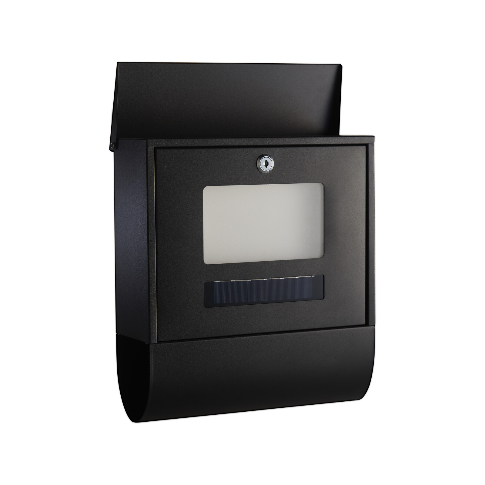 Sandleford Black Solar Wall Mount Letterbox | eBay Australia
