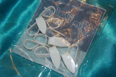 Dunlop Left Hand Thumb Picks, White, Size Medium, Bag of 12, MPN 9012R ...