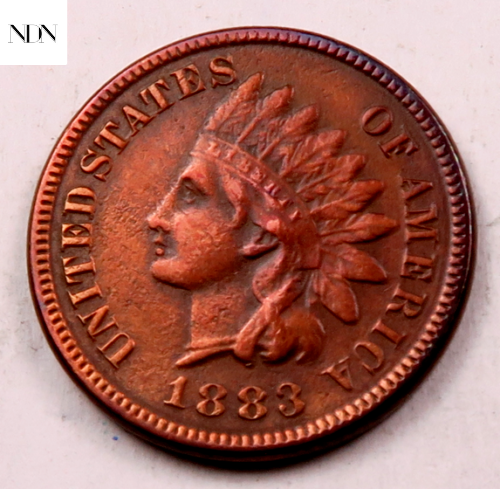 1883 Indian Head Penny Cent - Almost Uncirculated (AU) - #I9023 | eBay