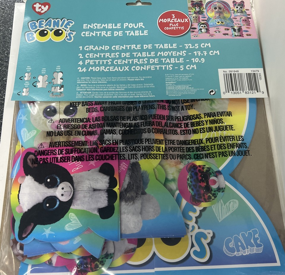 Beanie boos table centerpiece kit. 1 Pack | eBay