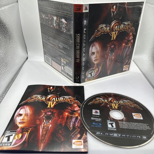 Soul Calibur IV 4 (Sony PlayStation 3 2008) PS3 Game Complete w/ Manual ...