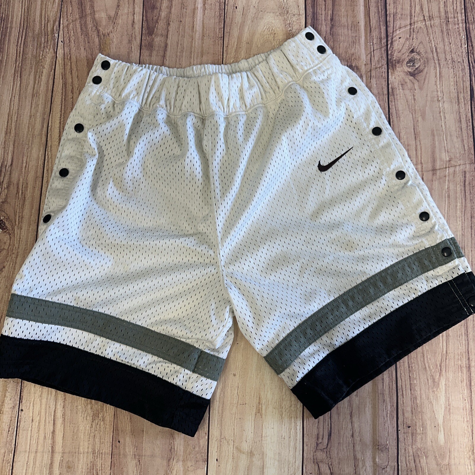 90s Nike mesh snap off basketball shorts swoosh Jorda… - Gem