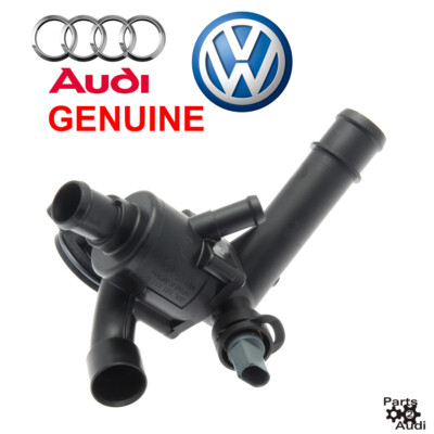VW GENUINE Thermostat Housing w Thermostat For VW Passat Diesel 2.0L ...