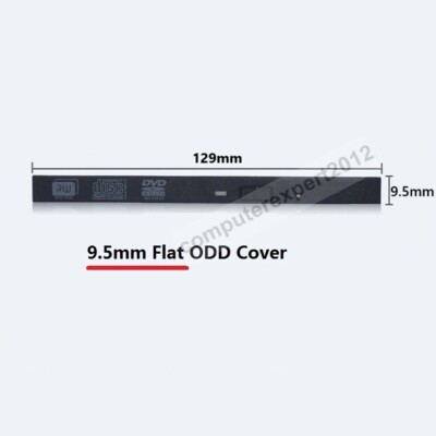 5pcs 9.5mm DVD-ROM RW Optical Drive Flat Bezel Faceplate Cover for ...