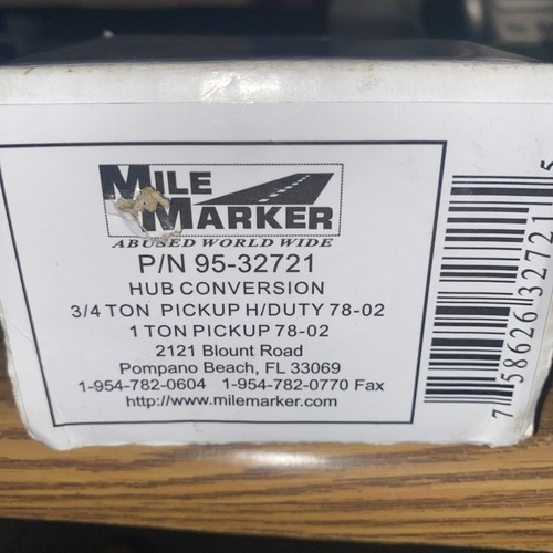 Mile Marker Locking Hub Spindle Nut Conversion Kit for Ford F-250 F-350 ...
