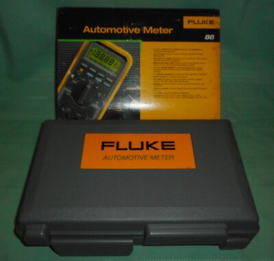Excellent FLUKE 88 Matco Tools Automotive Multimeter Kit w/ Tester ...