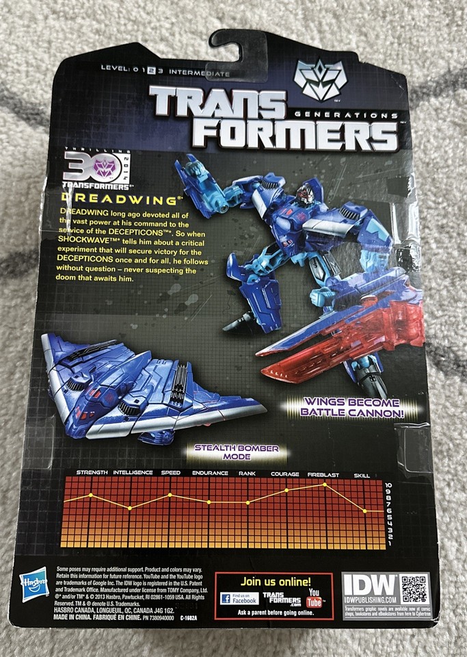 Transformers Dreadwing Action Figure Generations Thrilling 30 New ...