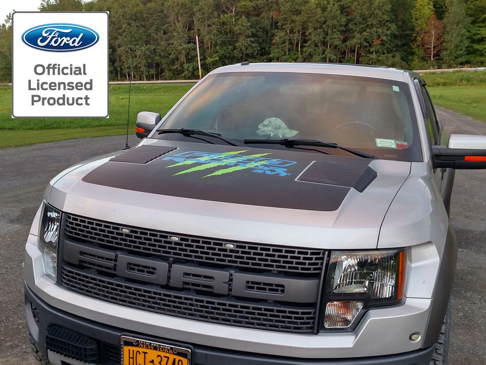 2010-2014 Ford F-150 Raptor Hood Graphics With Slash Decals Vinyl | Svt ...