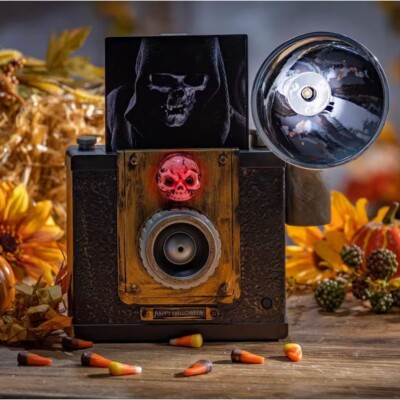 Roman Scary Lighted Animated Halloween Camera with Sound and Motion ...
