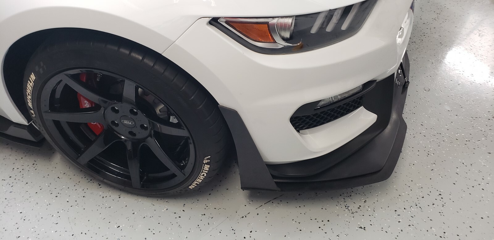 FRONT SPLITTER +(2020 GT500 style) winglets for 2015-2020 MUSTANG ...