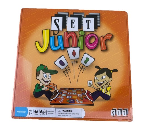 SET JUNIOR Board Game - New and Sealed - Ages 3+ 2 To 4 Players Preschool Match | eBay