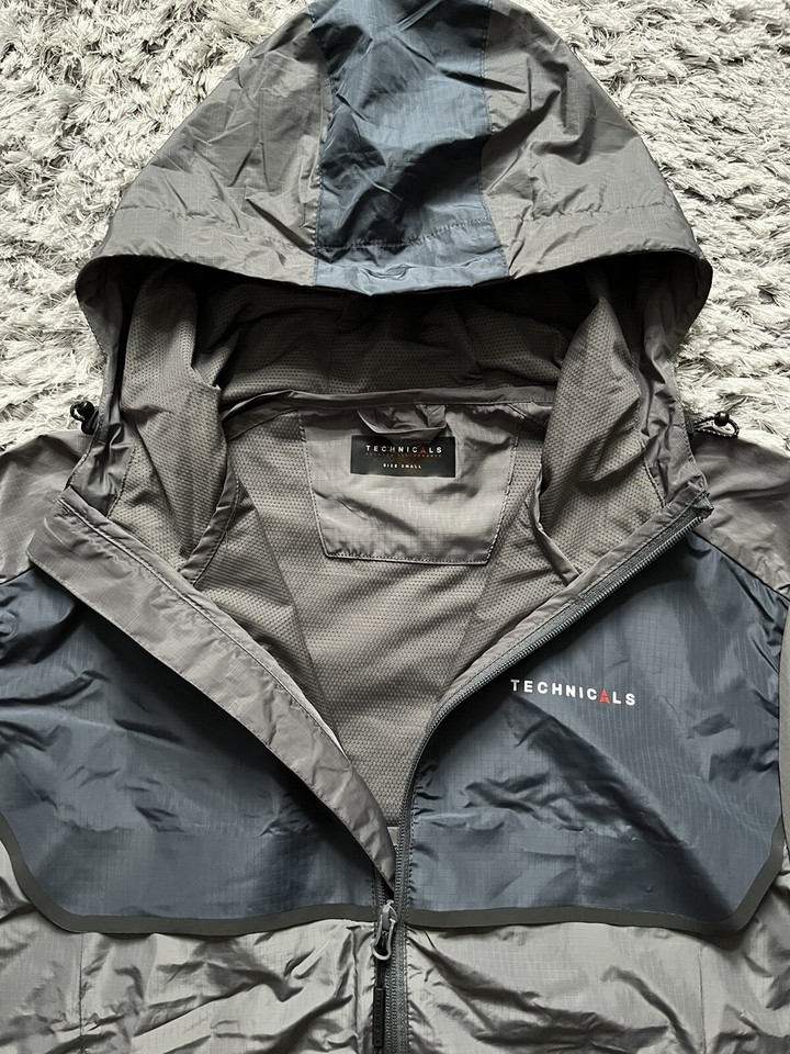 Technicals Float Grey/Blue Lightweight Jacket Mens Size S | eBay UK
