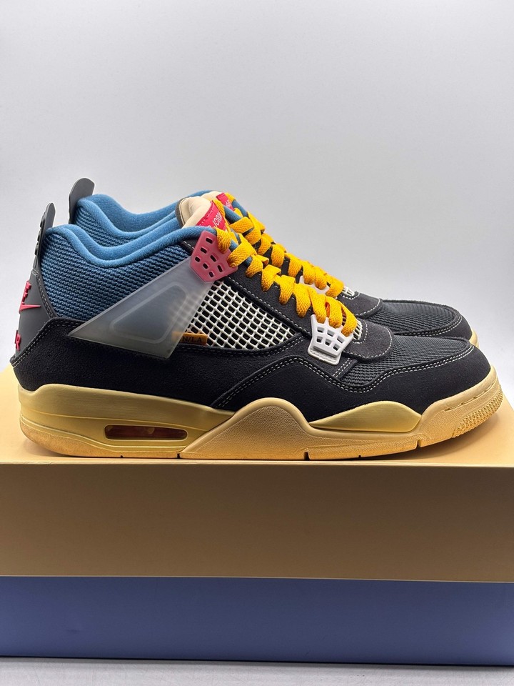 Air Jordan 4 Retro Union Off Noir (WORN) | eBay UK