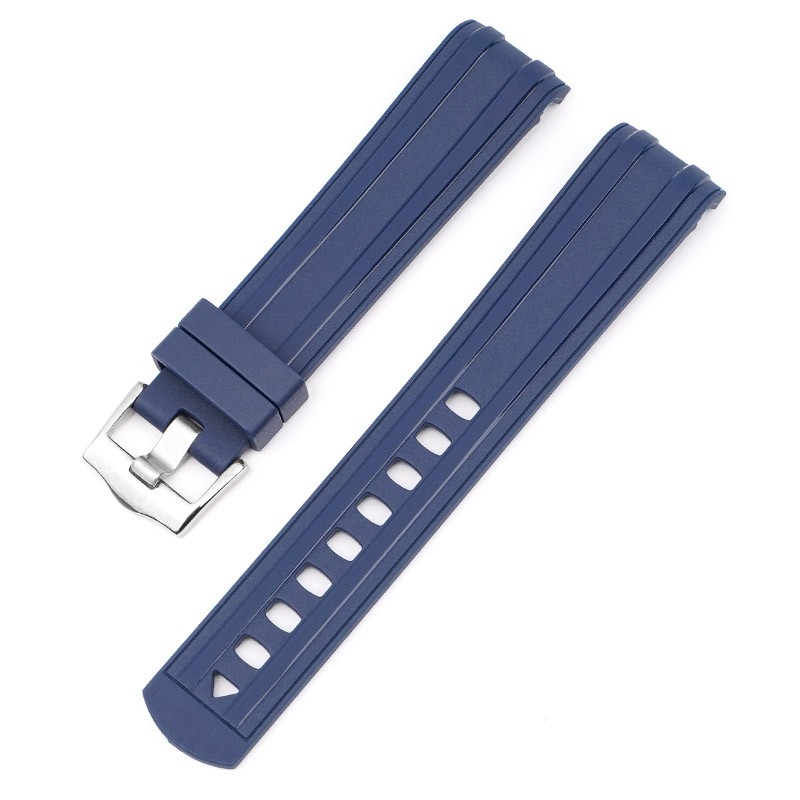 For 20mm 22mm OMEGA SeaMaster 300 TPU Rubber Strap Watch Band Buckle ...
