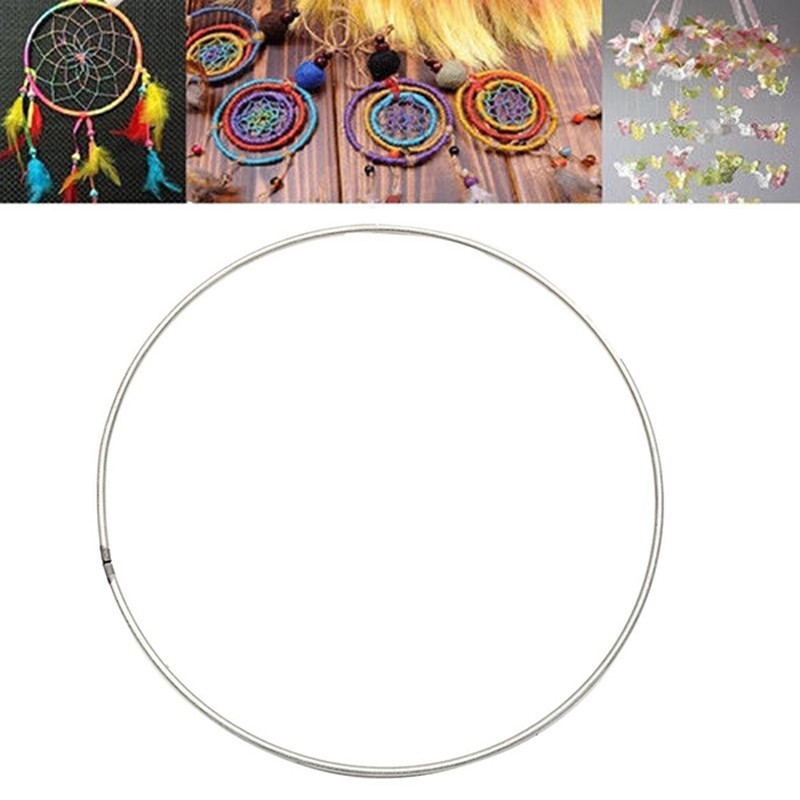 New 5 Pack Welded Metal Dreamcatcher Ring Macrame Craft Hoop DIY Circle ...