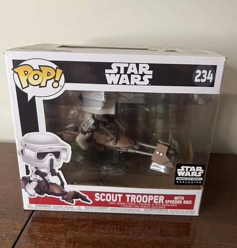 Funko Pop! Deluxe: Star Wars - Scout Trooper (w/ Speeder Bike) - Star ...