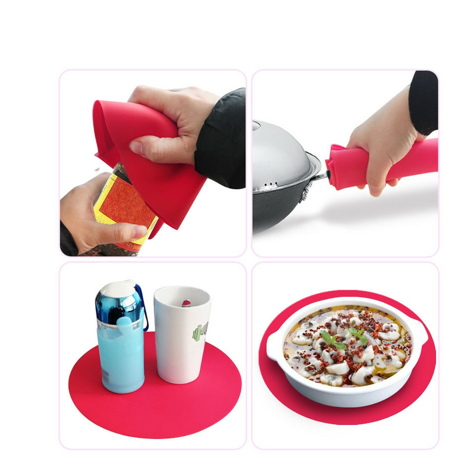 Silicone Mat Non-slip High Temperature Induction Cooker Mat | eBay