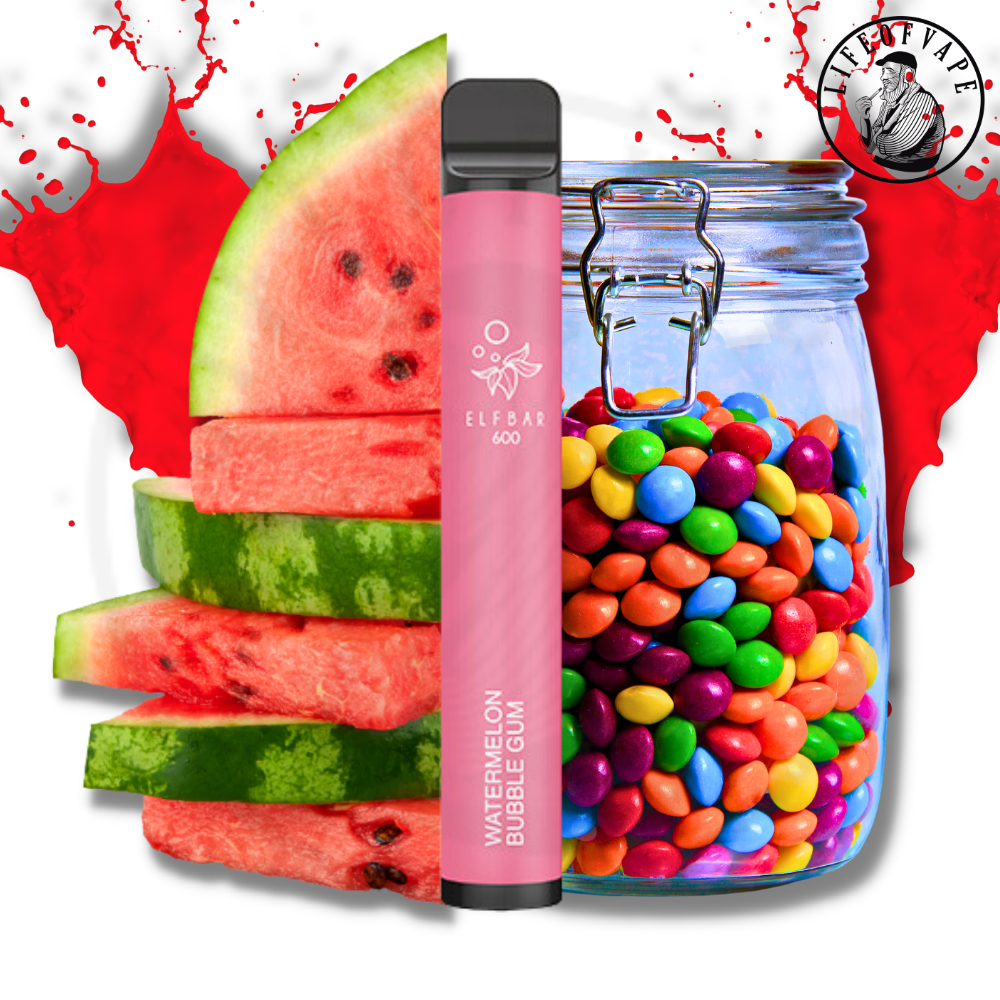 ELFBAR 600 Züge Einweg E-Zigarette mit 0/20mg Nikotin I Liquid E-Shisha ...