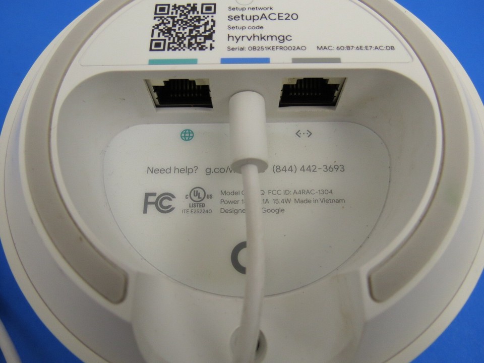 Google WIFI Access Point Router GJ2CQ WIFI Google Mesh w/ Power Cord | eBay