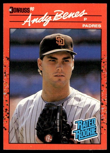 1990 Donruss #41 Andy Benes - San Diego Padres - Rated Rookie | eBay