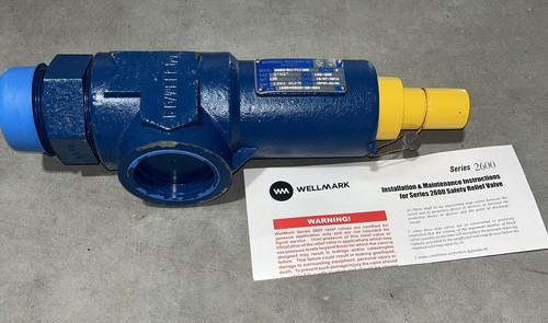 Norriseal Wellmark W2602-GV1-711-600 Safety Relief Valve Range 2"x2 ...