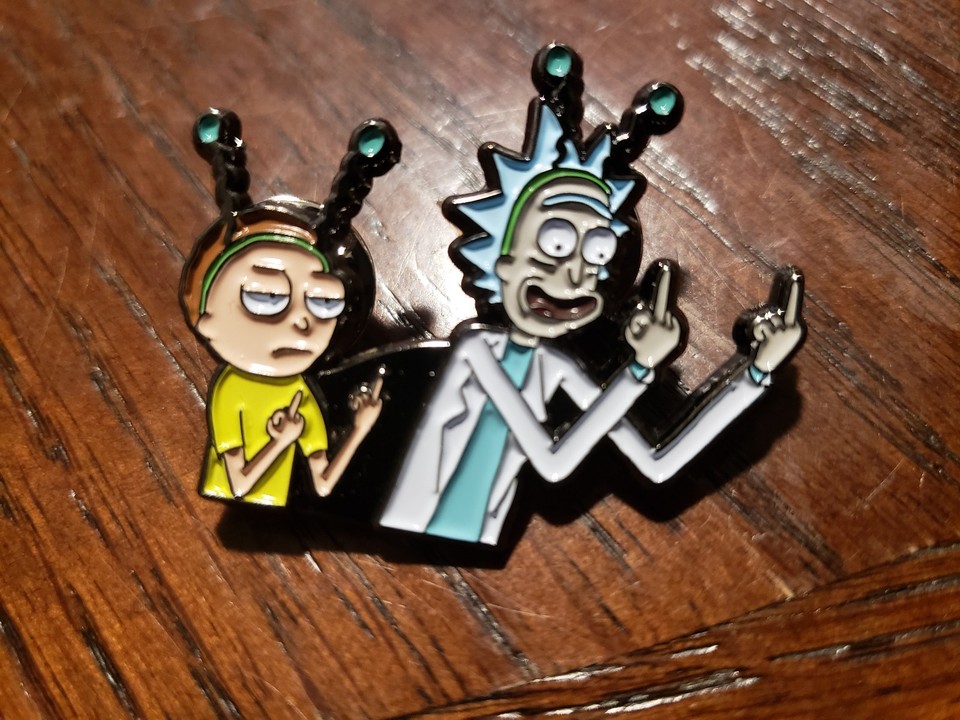 Rick & Morty Pin Set!! Pickle Rick, Tiny Rick, Mr Meseeks, and Rick and ...