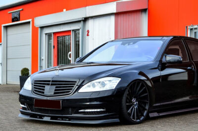 For 2009-2013 Mercedes Benz S Class W221/V221 Front Bumper Spoiler ...