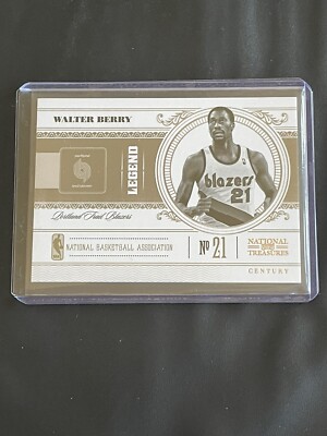 WALTER BERRY 2011 NATIONAL TREASURES LEGEND # 2 / 5 Blazers | eBay
