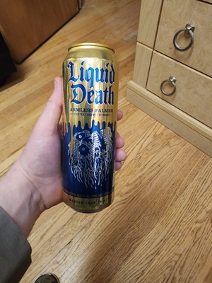 liquid death armless palmer rare and discontinued single 19.2 can. | eBay