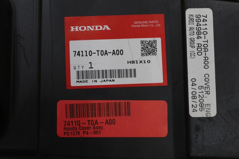NEW OEM Honda Engine Lower Splash Shield Cover 74110-T0A-A00 CR-V 2012 ...