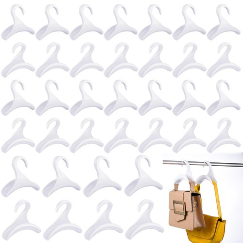 36 Pcs Purse Hanger Hook Acrylic Bag Hanger Handbag Tote Bag Rack ...