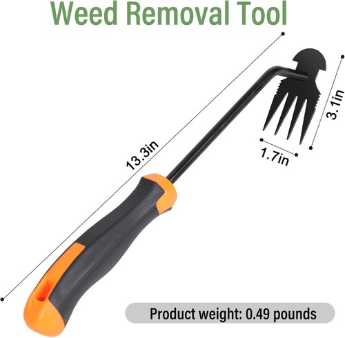 Weeding Tools,Portable Garden Weeder Tool,2024 New Manganese Rubber 4 ...