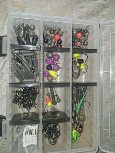 Fox Rage Box Loaded With Dropshot Bits Soft Plastic Hooks Jog Heads Weights | eBay UK