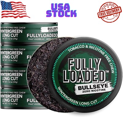 Fully Loaded Chew - 5 Pack - Tobacco and Nicotine Free Wintergreen ...
